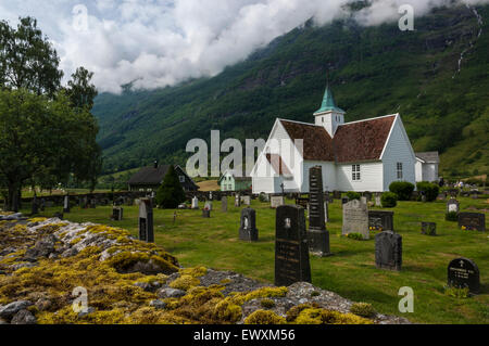 Olden old church (1759), in Olden, Norway Stock Photo - Alamy