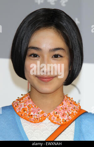 Tokyo, Japan. 2nd July, 2015. Actress Yuna Taira attends a press ...