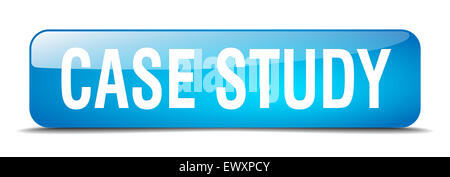 Case study icon. Case study website button on white background Stock ...