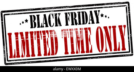 LIMITED TIME ONLY red Rubber Stamp over a white background Stock Photo ...