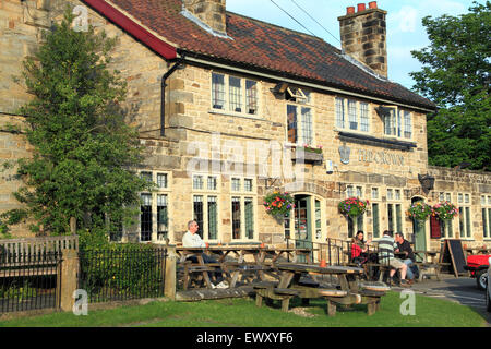 The Crown pub, Hutton-le-Hole, North Yorkshire, England UK Stock Photo ...