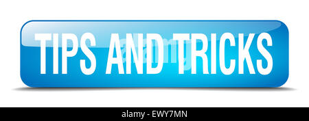 Tips and tricks icon. Tips and tricks website button on white ...