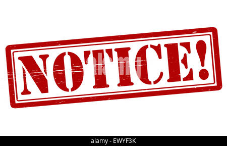 Stamp with word notification inside, illustration Stock Photo - Alamy