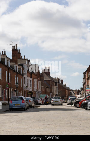 England, Lincolnshire, Lincoln. The historic Bailgate area and Lincoln ...