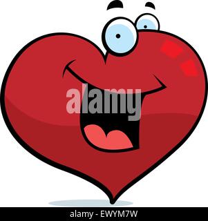 cartoon happy heart Stock Vector Image & Art - Alamy