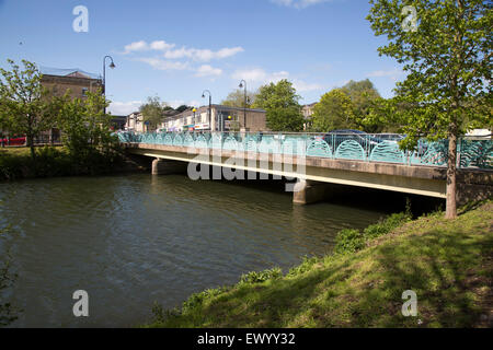 river avon bridge Chippenham town centre wiltshire england uk gb Stock ...