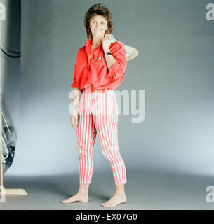 Kathy Tayler Tv Presenter Stock Photo - Alamy