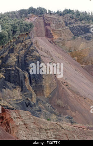 Croscat open volcano Volcanic Zone National Park near Olot in La Alta ...