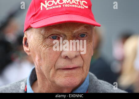 Niki Lauda iconic racing driver and Mercedes Formula One boss Stock ...