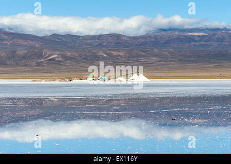 Salt desert in the Jujuy Province, Argentina Stock Photo - Alamy