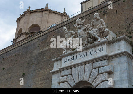 Vatican Museums sign Rome Italy Stock Photo - Alamy