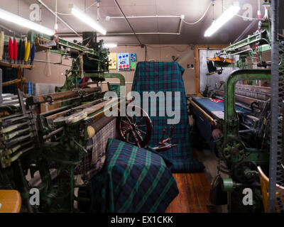 SCOTLAND; DUMFRIES & GALLOWAY; MOFFAT MILL ; WEAVING BLACK WATCH ...