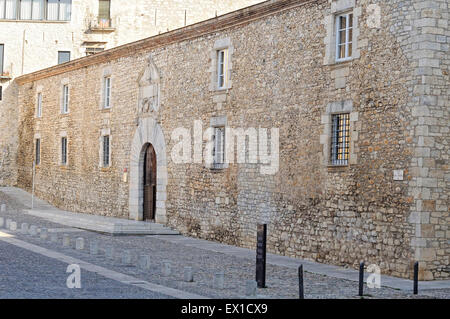 Entrance of the rectorate of the University of Girona. Catalonia. Spain ...