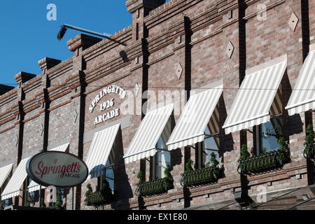 Springetts shopping mall arcade in the town of Bowral, southern ...