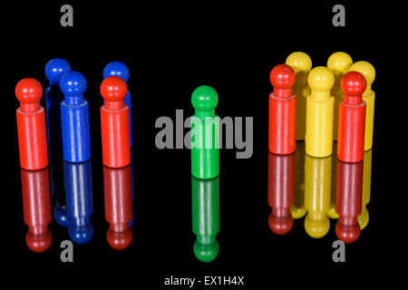Colored pegs Stock Photo - Alamy