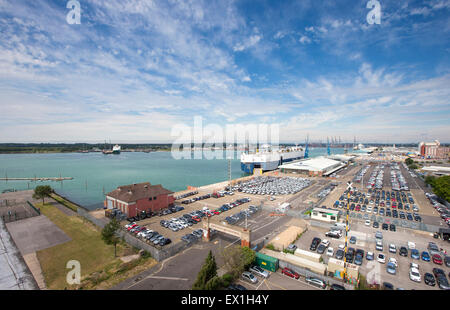 Mayflower Park in Southampton, the location for the International Boat Show every September ...