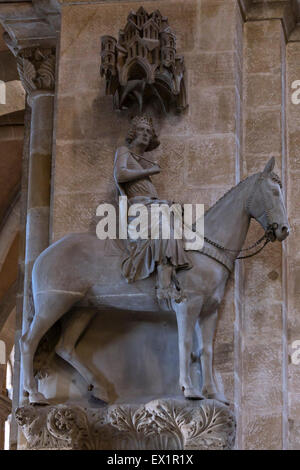 Bamberg horseman, sculpture at Bamberg Cathedral, Bamberg, Upper ...