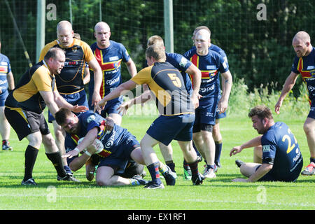 rugby players in a ruck Stock Photo - Alamy