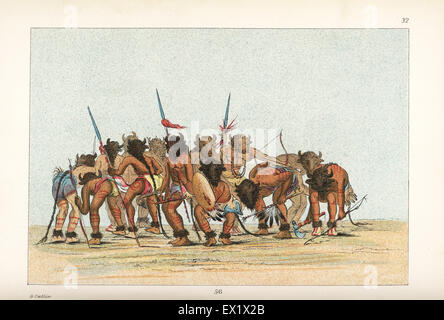 MANDAN BUFFALO DANCE Stock Photo - Alamy