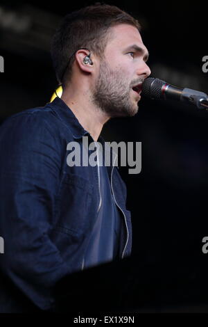 Delamere, UK. 4th July, 2015. Tom Odell performs live at Delamere ...