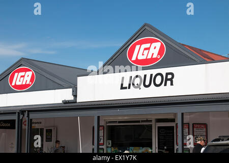 IGA supermarket and liquor store in the town of Berry,new south wales ...