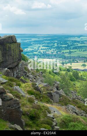 Derwent Valley and Baslow, Peak District, Derbyshire. UK Stock Photo ...
