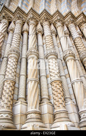 Victorian Columns at London Natural History Museum Stock Photo - Alamy