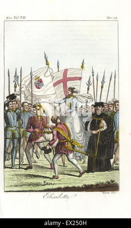 THE SPANISH ARMADA Queen Elizabeth at Tilbury to review her forces Date ...