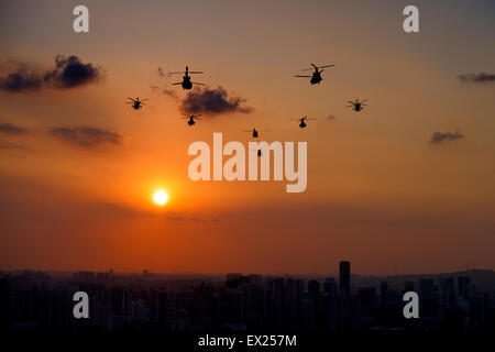 Republic Day parade rehearsal on Red Road in Kolkata, India, on January ...