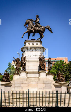 Virginia Washington Monument, Capitol Square, Richmond, Virginia Stock ...
