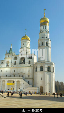 Ivan the Great Bell Tower (1600), Moscow Kremlin, Moscow, Russia Stock ...