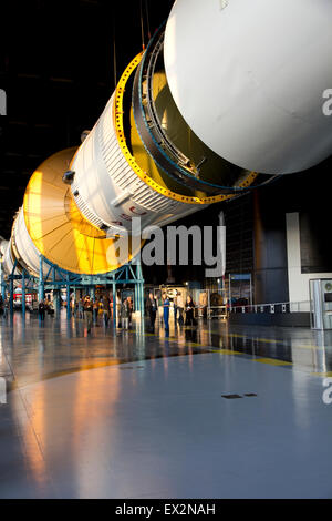 Visitors on a guided tour of Davidson Center for Space Exploration at ...