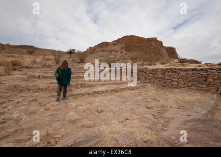 La Quemada (also known as Chicomostoc) ruins. Zacatecas, Mexico Stock ...