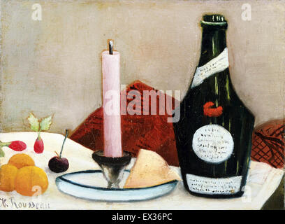 The Pink Candle - Henri Rousseau Stock Photo - Alamy