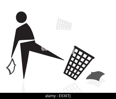 parody icon, black vector sign with editable strokes, concept ...