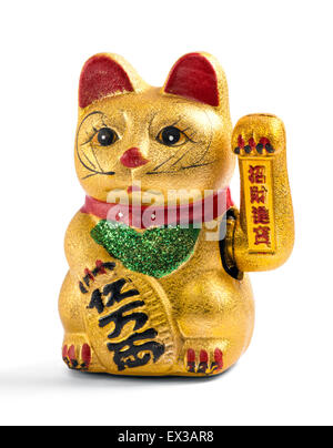 Chinese good luck cat Stock Photo - Alamy