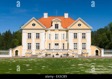 The baroque and rococo style 18th century manor house located in Stock ...