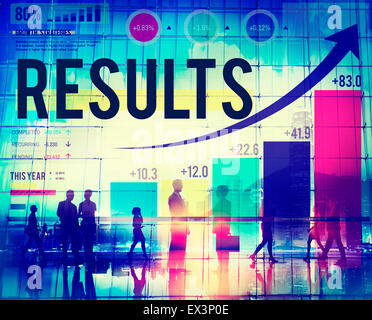 Results Conclusion Outcome Achievement Target Concept Stock Photo - Alamy