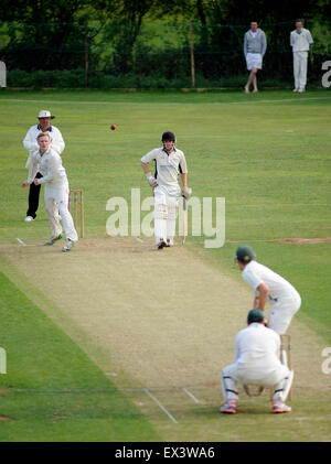 Dorchester, England. 4th July 2015. Action from the Dorset Cricket ...