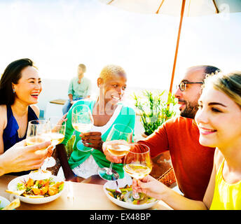 Friends Friendship Outdoor Chilling Togetherness Concept Stock Photo ...