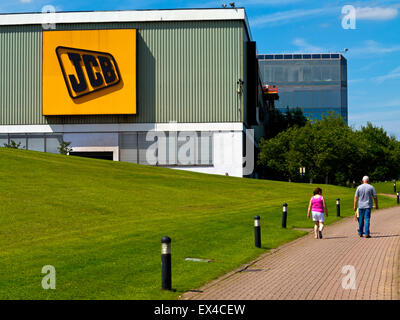 Exterior of JCB World Headquarters in Rocester Staffordshire England UK ...