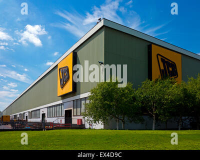 Exterior of JCB World Headquarters in Rocester Staffordshire England ...