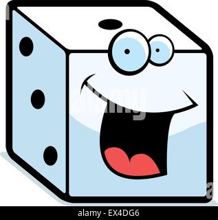 die dice cartoon vector illustration Stock Vector Image & Art - Alamy