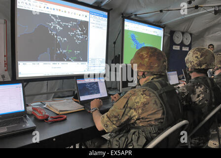 Italian Joint Force Headquarters, NATO IT-JFHQ command post Stock Photo ...