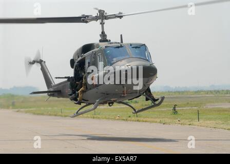 Agusta-Bell AB-412 Helicopter landing of Corpo Nazionale dei Vigili del ...
