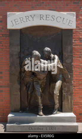 Jerry rescue monument in Syracuse NY Stock Photo - Alamy