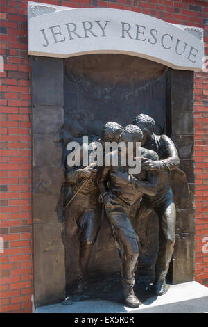 Jerry rescue monument in Syracuse NY Stock Photo - Alamy