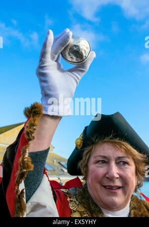 St Ives, Cornwall Hurling the Silver Ball. Played annually on Shrove ...