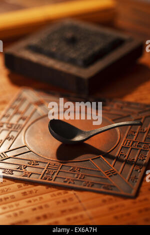 Still life compass and printing Stock Photo - Alamy
