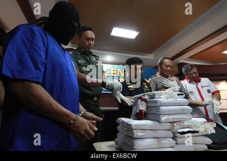 Pontianak, Indonesia. 08th July, 2015. Indonesian Customs Narcotics ...